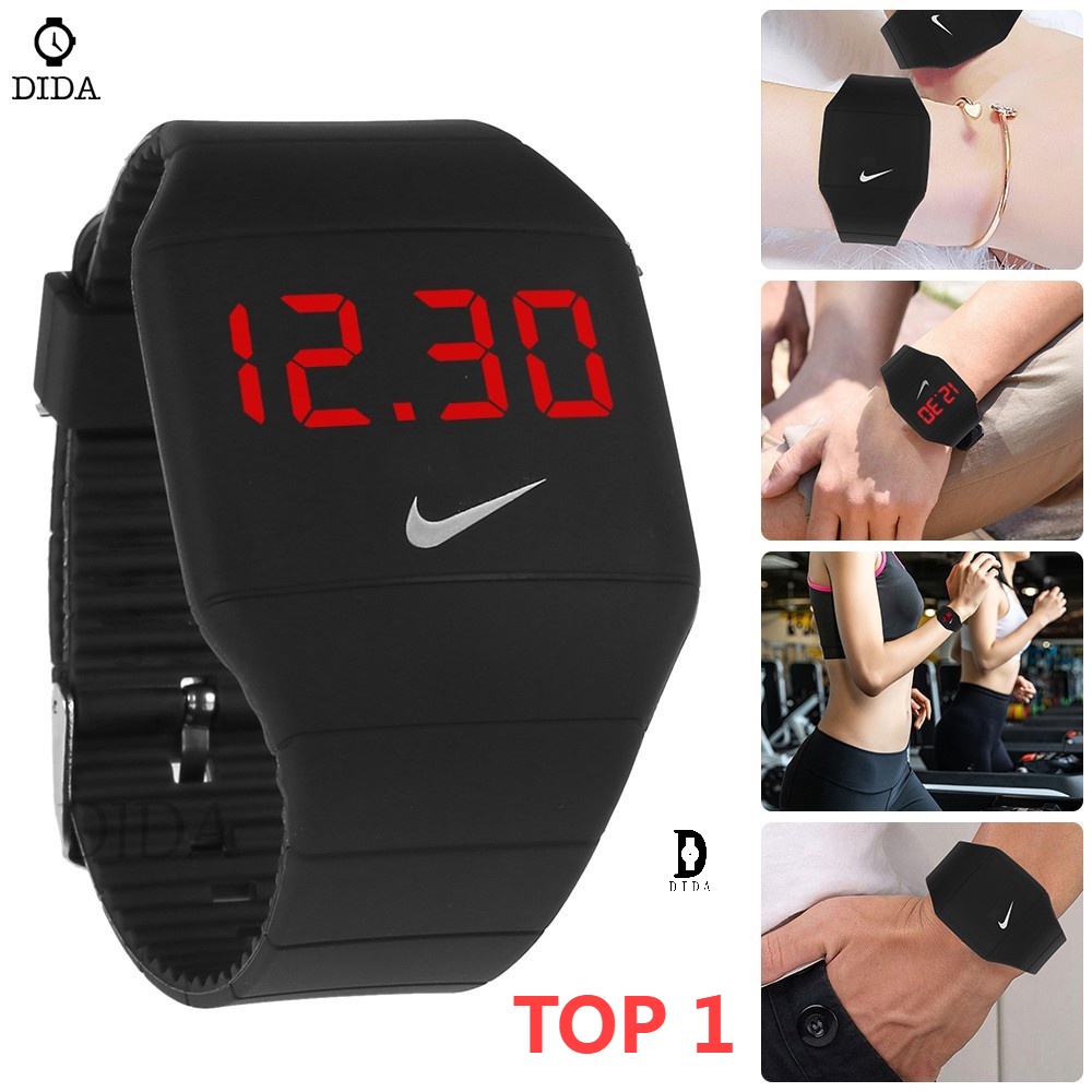 Nike Unisex Watch Electronic LED Watch smart Students Sport Digital ...