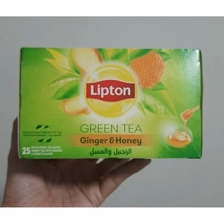 Lipton Green Tea, Ginger & Honey, 25 Tea bags | Shopee Philippines