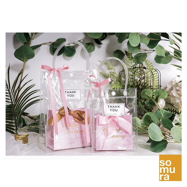 PVC/Clear Plastic Transparent Paper Bag (CL000045) | Shopee Philippines