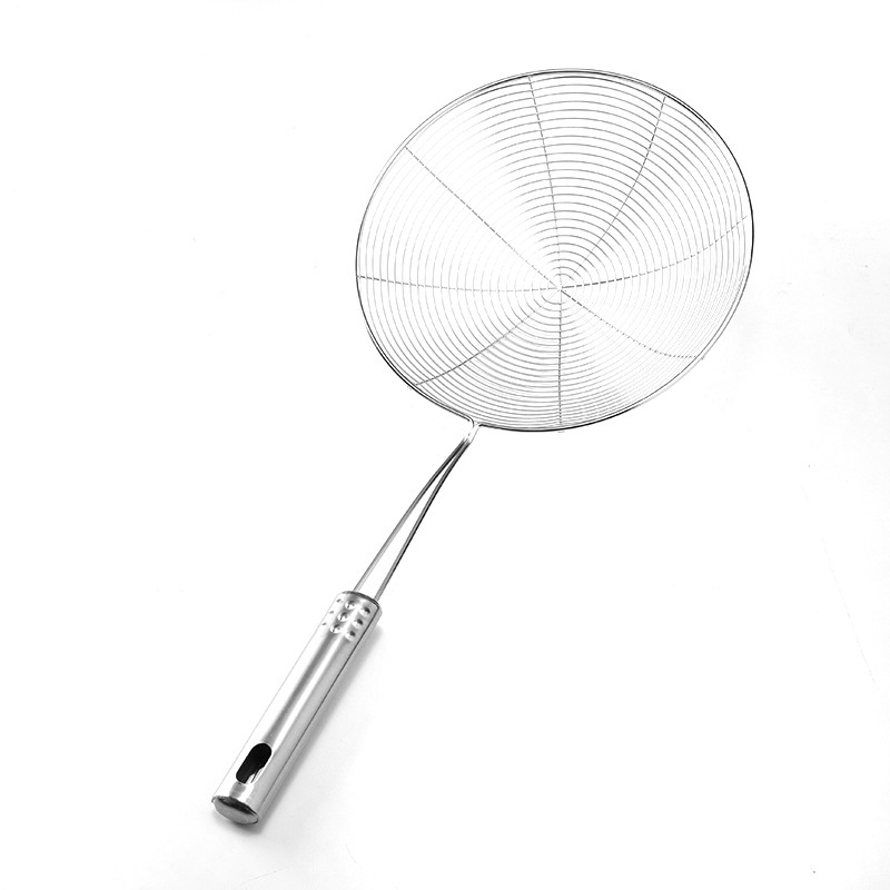 Stainless Steel Mesh Strainer Ladle Kitchen Utensil Spider Skimmer Fry ...