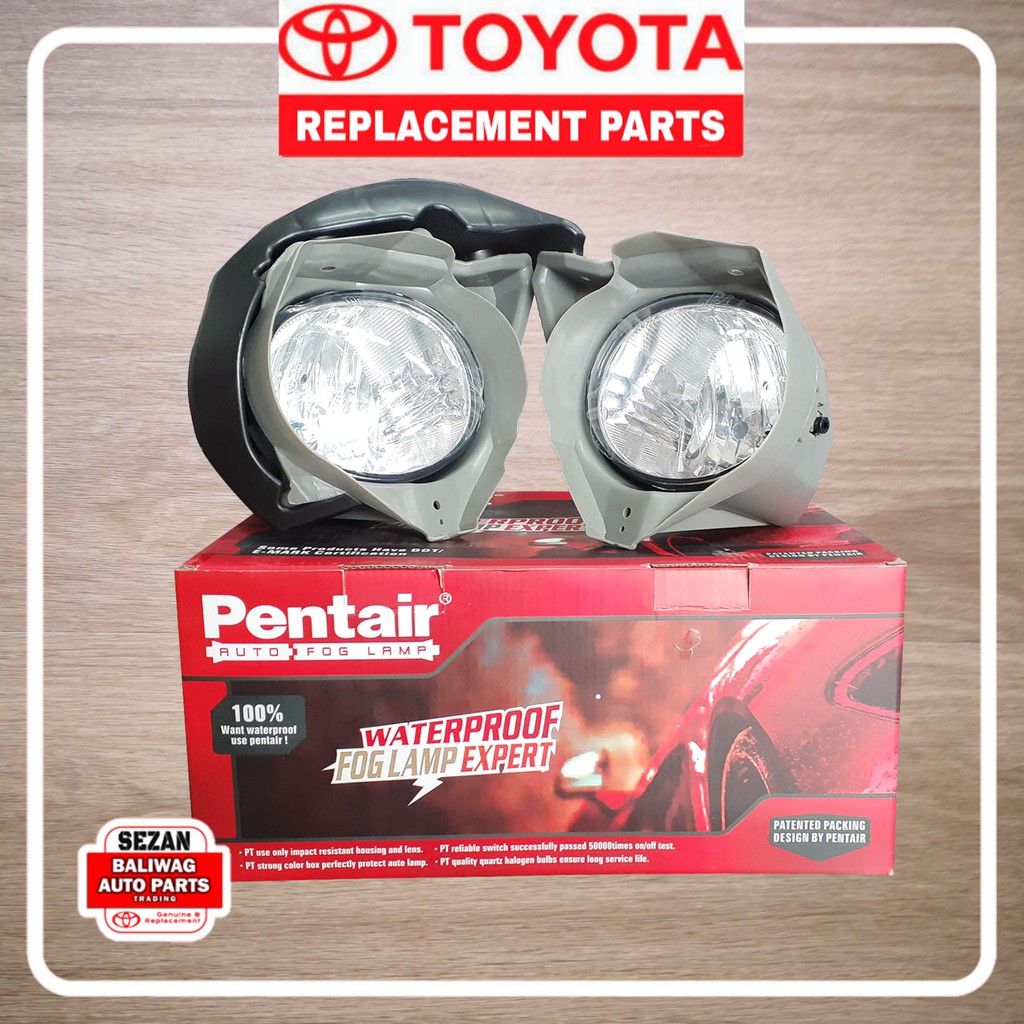 PENTAIR TOYOTA FORTUNER 2004-2018 AUTO FOG LIGHT SET TY032 | Shopee ...