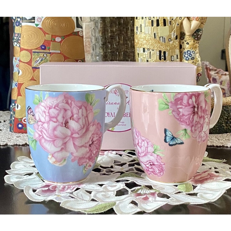 Royal Albert Miranda Kerr Set of 2 Mugs (Hope & Tranquility) | Shopee ...