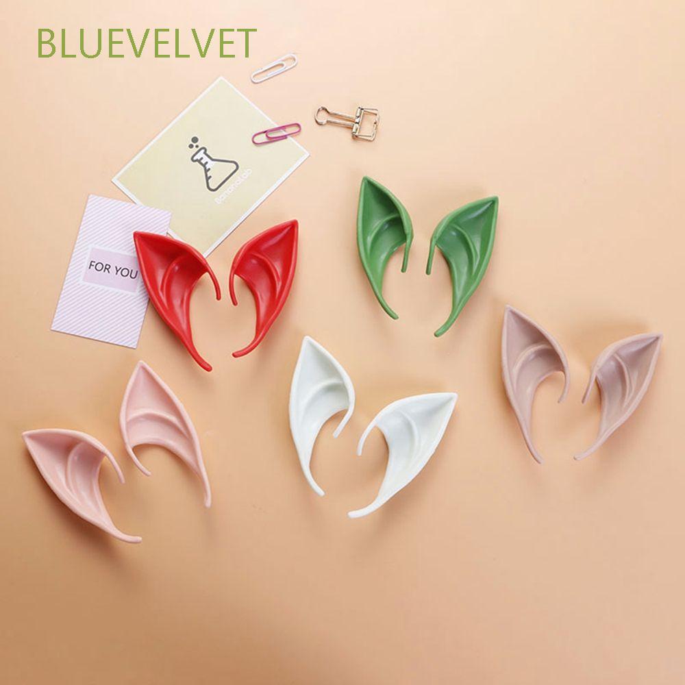 BLUEVELVET Soft Latex Elf Ears Simple Cosplay Costume Accessories ...