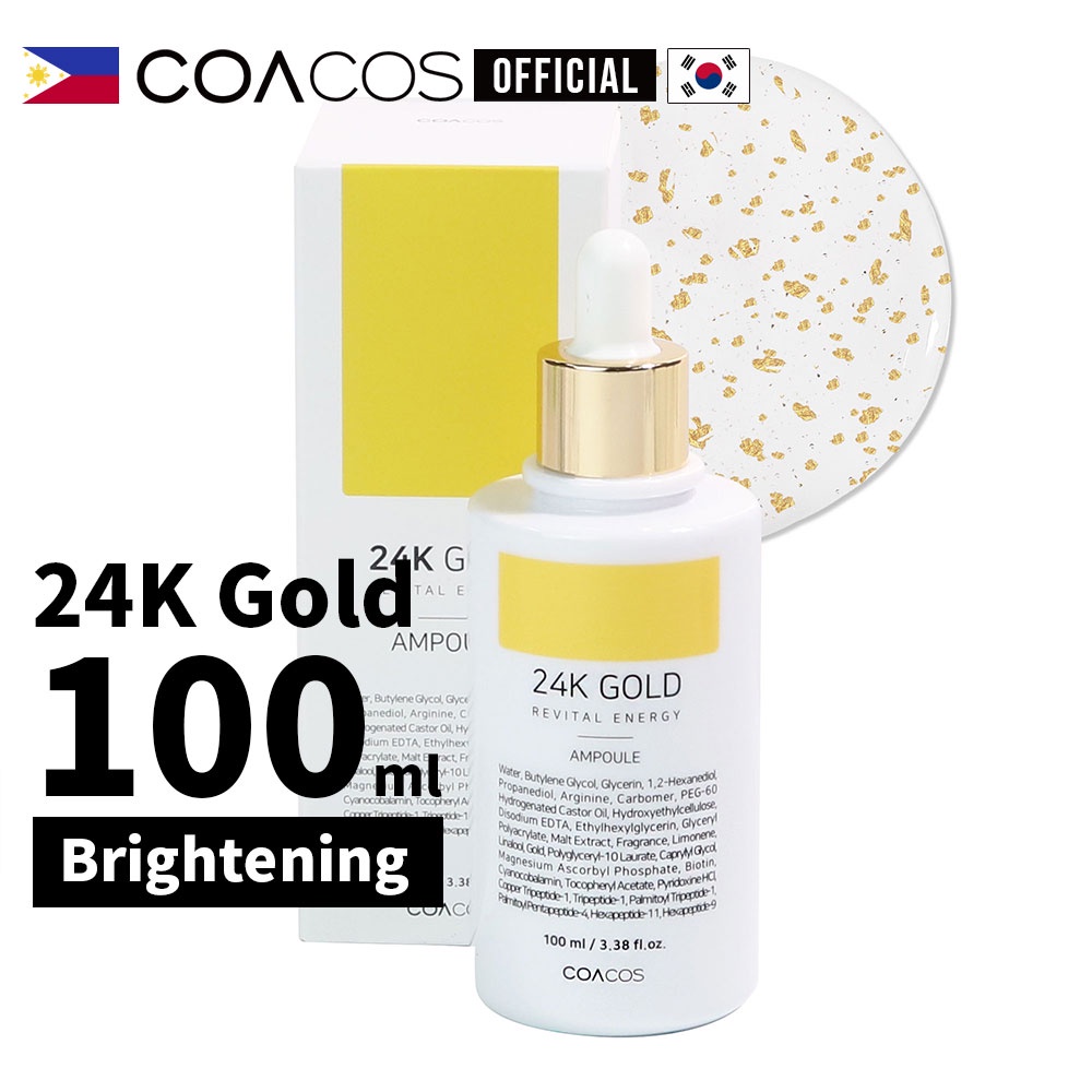 COACOS, Revital Energy 24K Gold Ampoule, 100ml | Shopee Philippines
