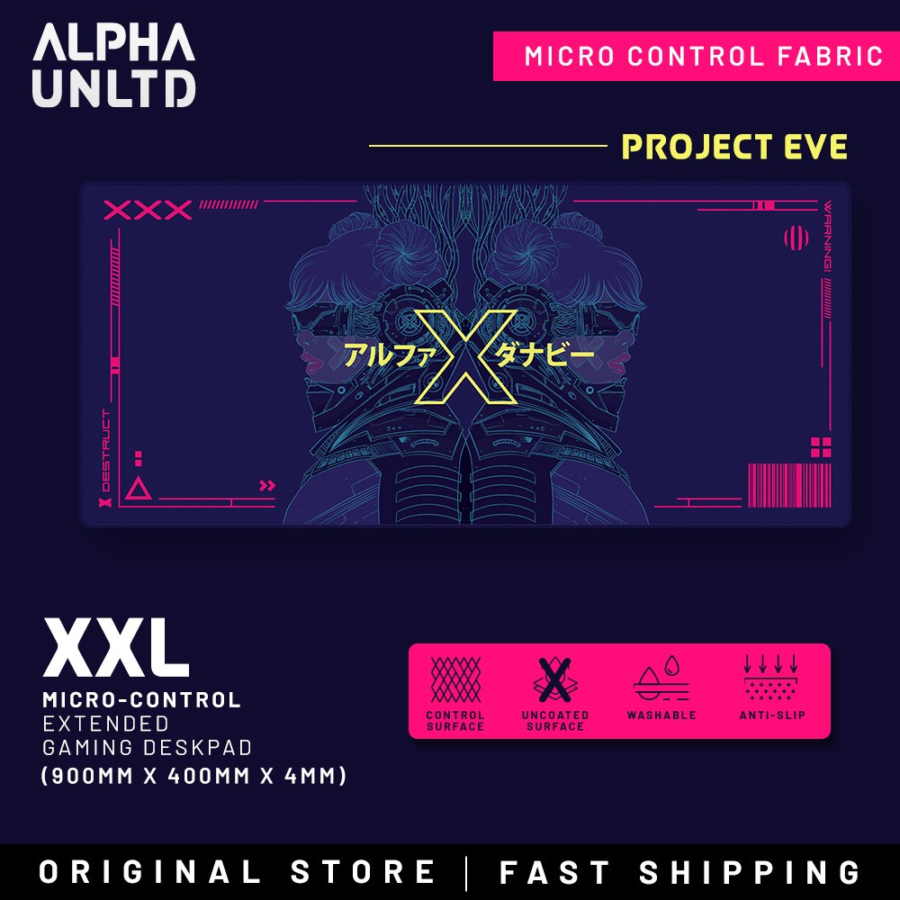 Alpha Unltd | "Project Eve" XXL | Micro-Control Gaming Mousepad ...