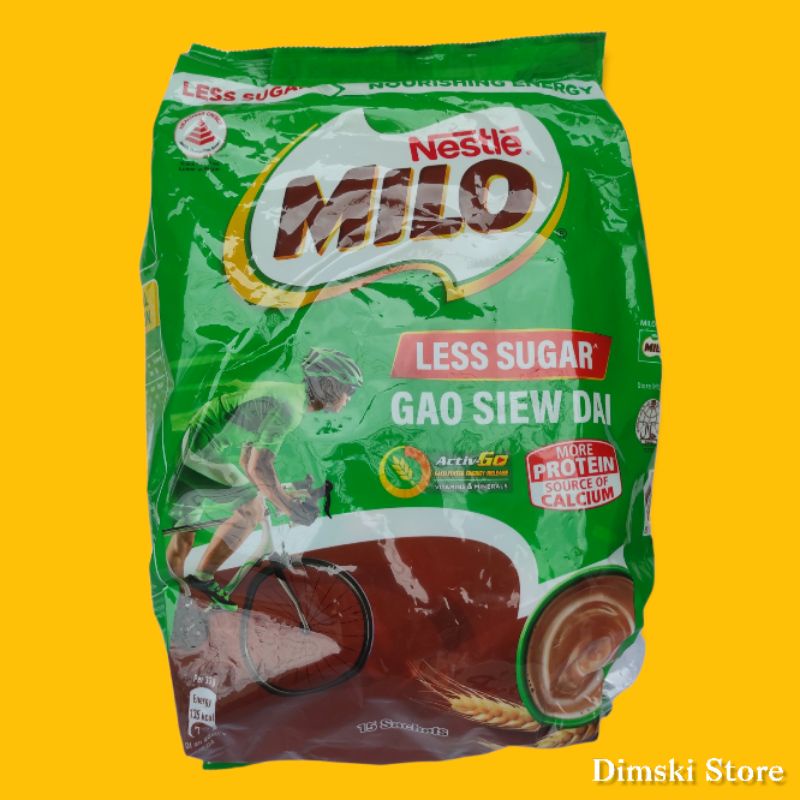 Milo Less Sugar Gao Siew Dai Singapore 15 Sticks | Shopee Philippines