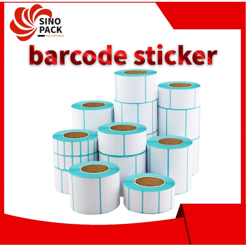 Barcode Sticker thermal sticker Direct Thermal Adhesive 40x46 70x50 ...