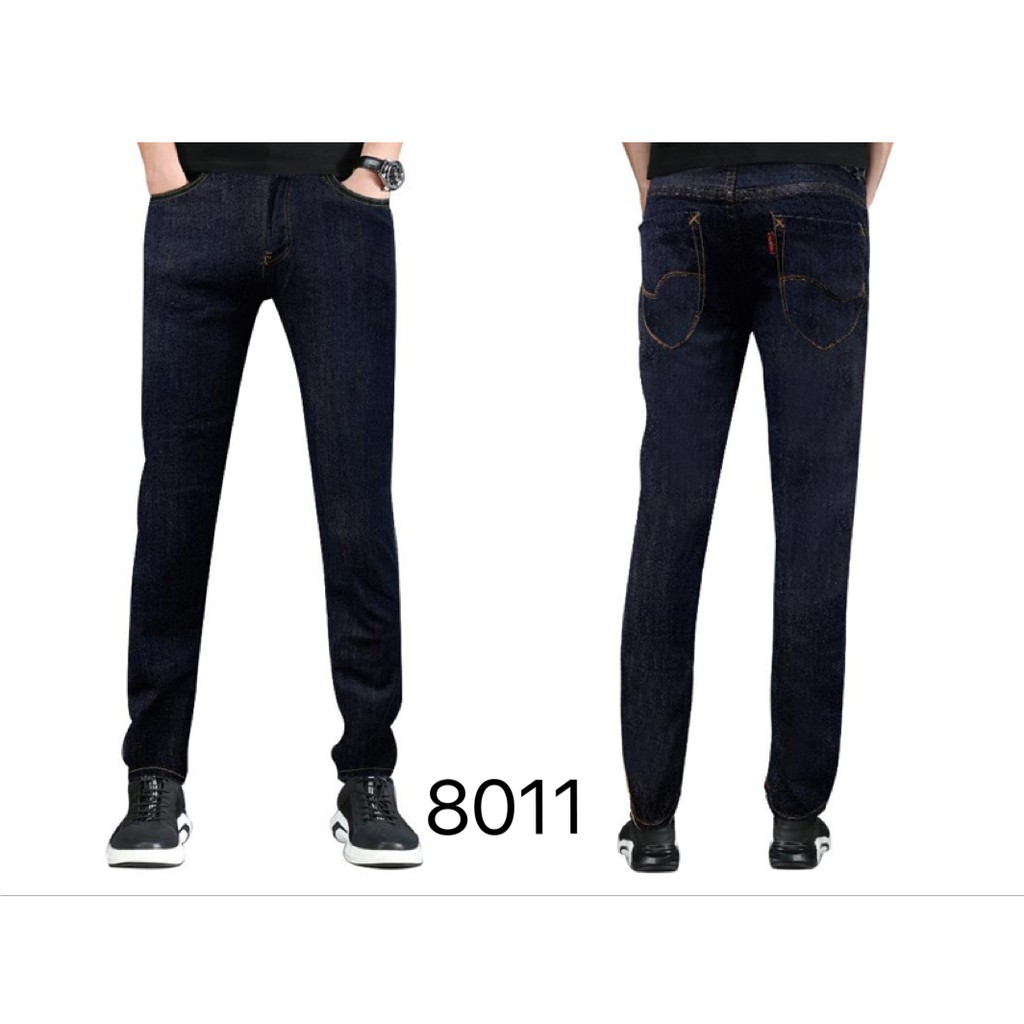 Man Skinny Jeans Lalaki Maong Black Slight Pants Pantalon SIZE:28-34 ...