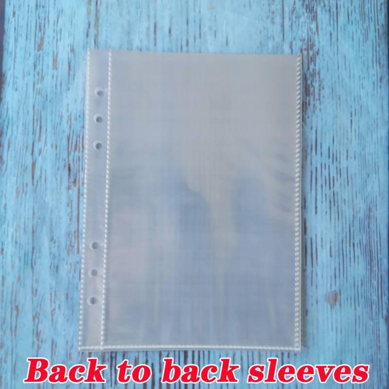 [A5 double-sided sleeves] 10 pieces/set of transparent standard A5 back ...
