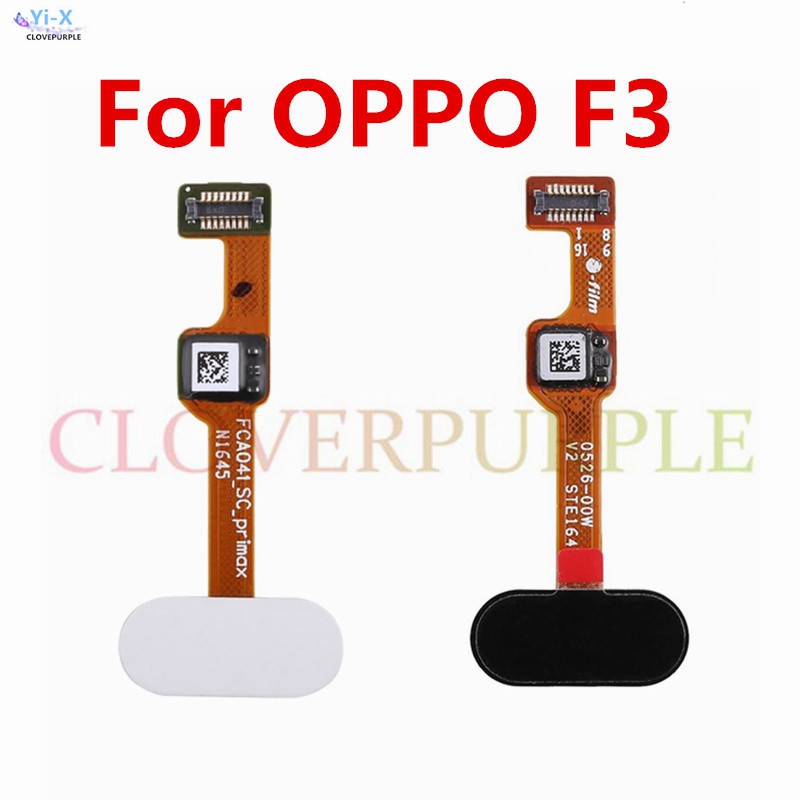 Fingerprint For OPPO F3 Home Button Sensor Flex Cable Home Key Button ...