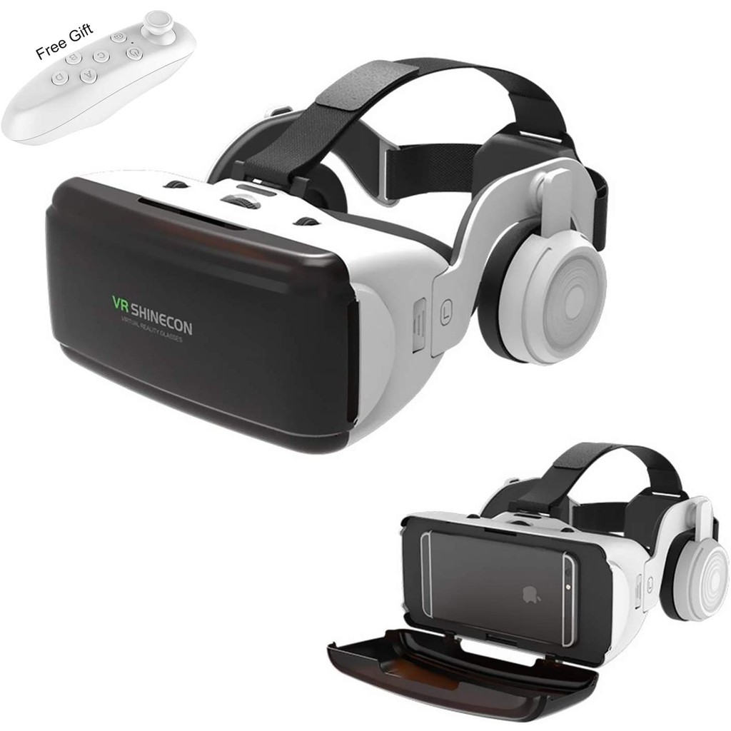 VR Headset for 3D IMAX Movie Video Game, Virtual Reality Goggle w ...