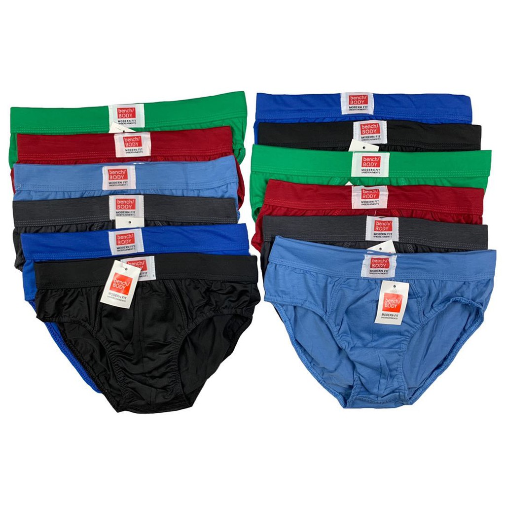 COD Underwear Bench Body Brief 12pcs/6pcs | Shopee Philippines