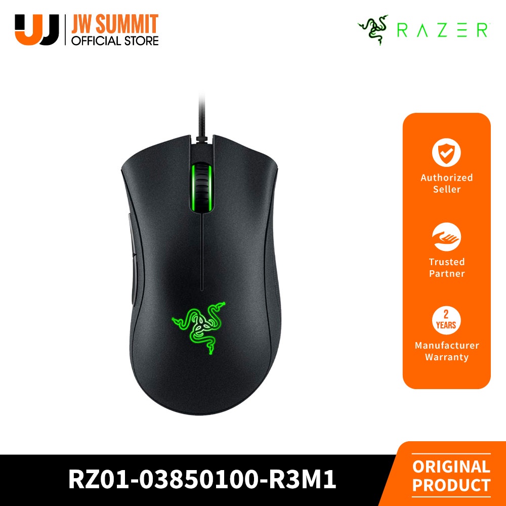 Razer DeathAdder Essential 6400 DPI Ergonomic Wired Gaming Mouse ...