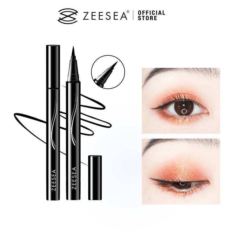 ZEESEA Waterproof Eyeliner Long Lasting Highly Pigmented Eye Makeup Sweatproof Quick-Dry No ...