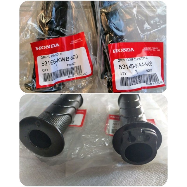 HONDA GENUINE HAND GRIP LEFT & RIGTH 1 SET BEAT 110 / CLICK 125 V1 ...
