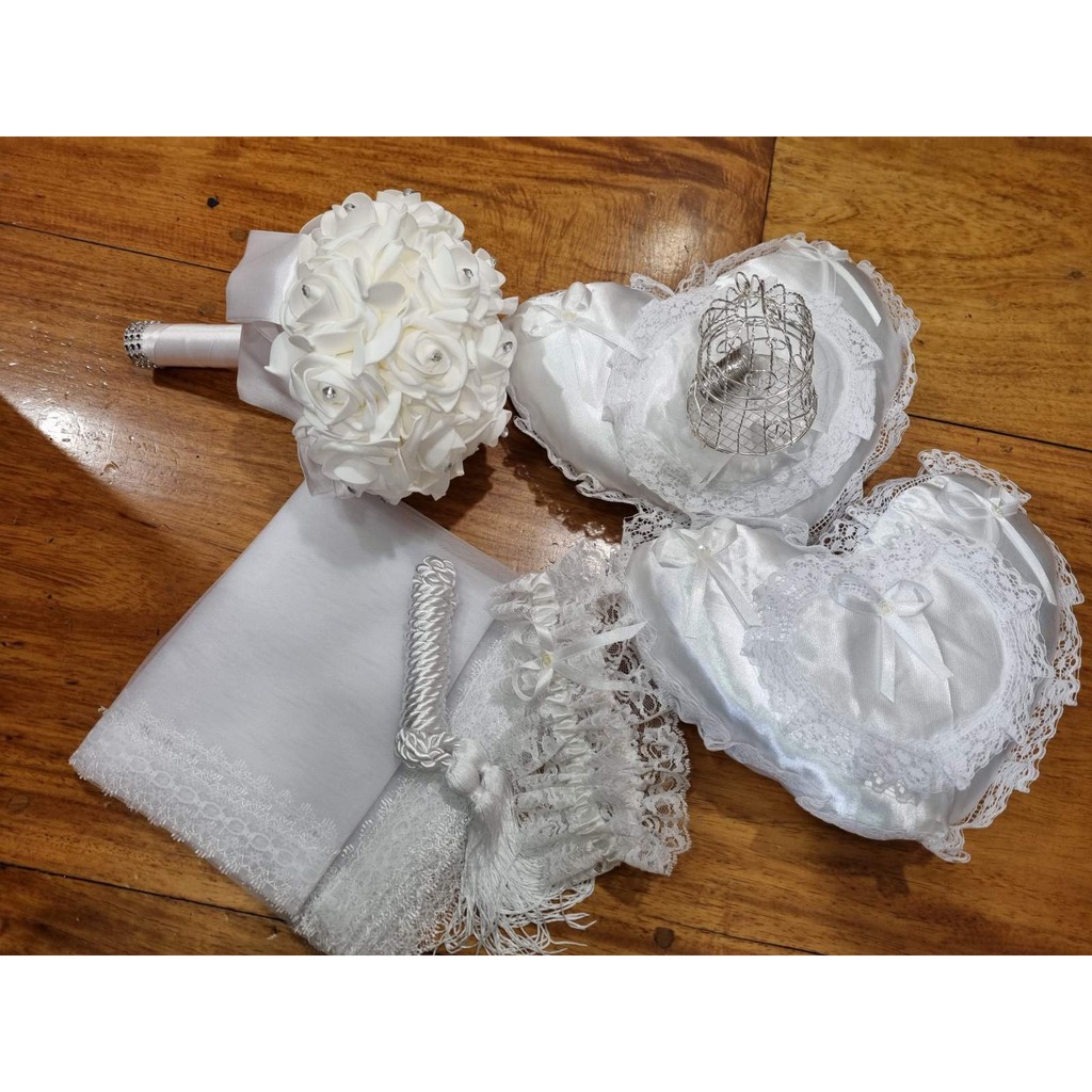 WEDDING ACCESSORIES VEIL CORD BOUQUET ARRHAE ARAS GARTER PILLOW BY ...
