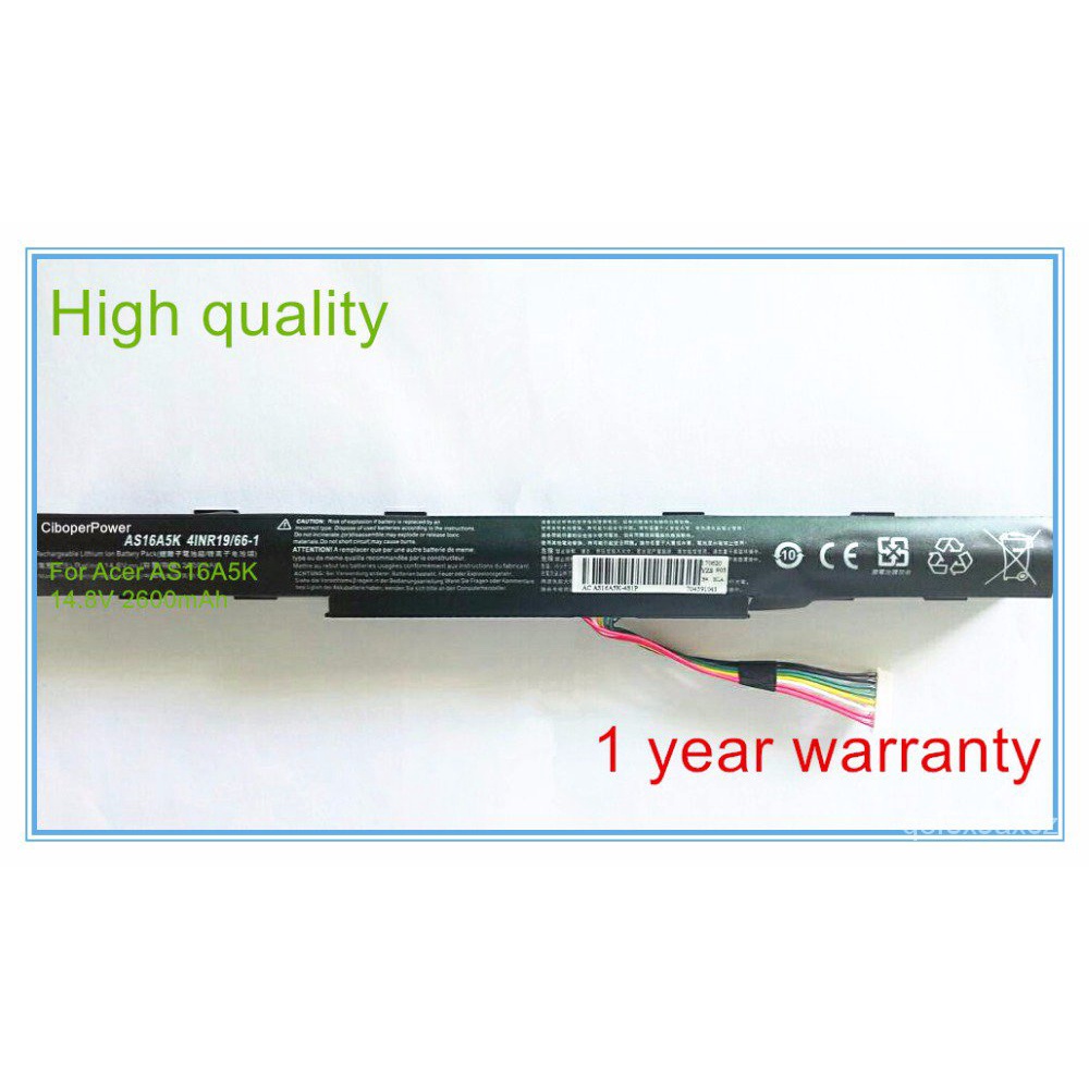 Laptop battery For AS16A5K AS16A7K AS16A8K E 15 series For E 15 E5-575G ...