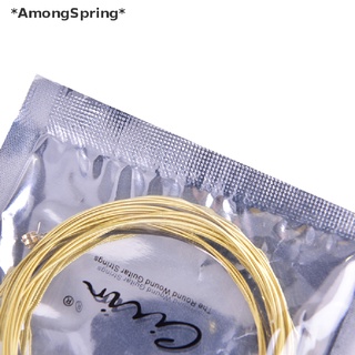 AmongSpring> 6pcs/set Universal Acoustic Guitar String Brass Hexagonal ...