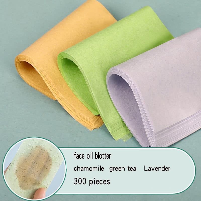 300pcs Facial Oil Control Absorption Sheets Tissue Face Blotting Skin ...