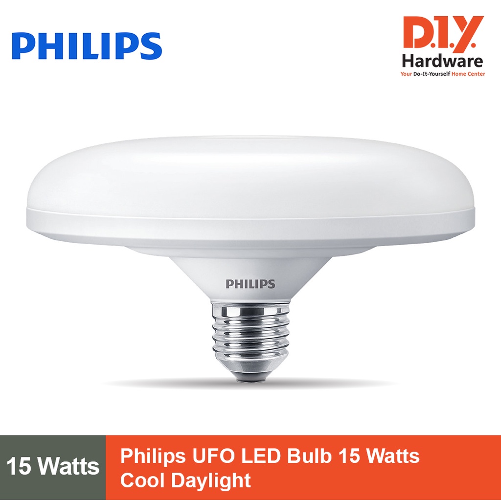 Philips UFO LED Bulb 15 Watts Cool Daylight | Shopee Philippines