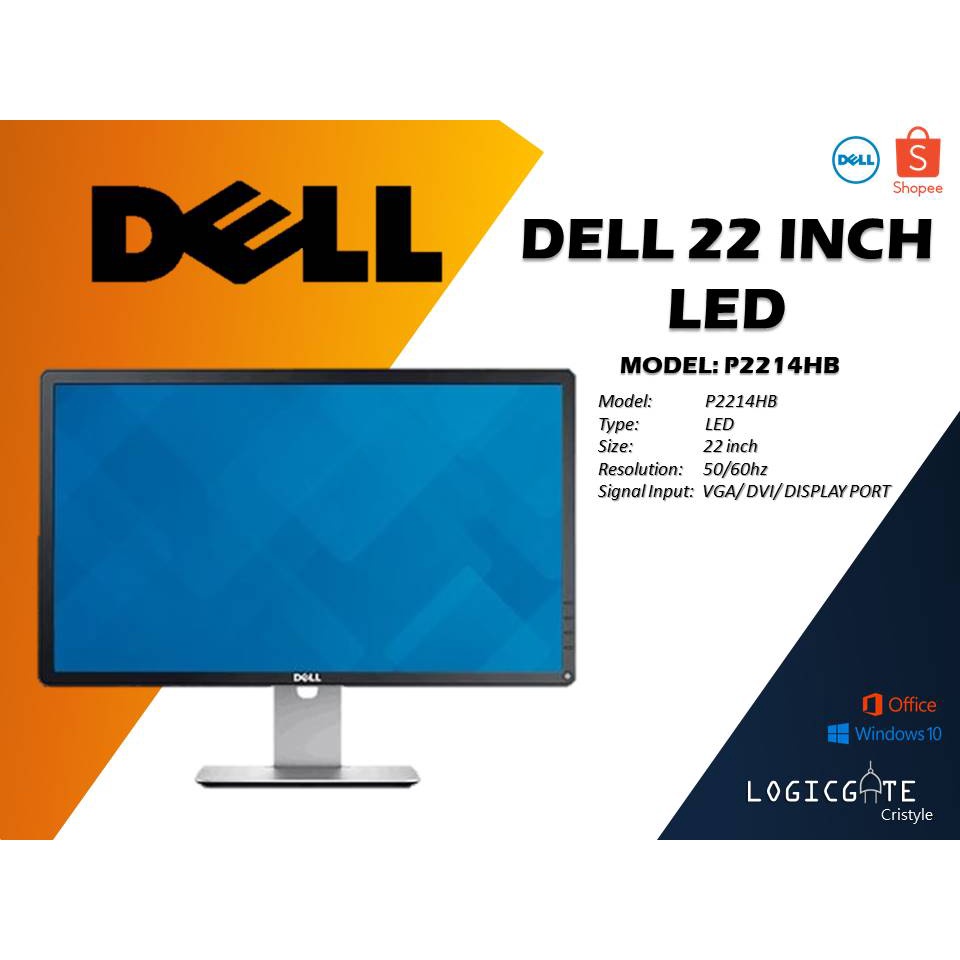 Dell 22 Inch Led Monitor | Shopee Philippines