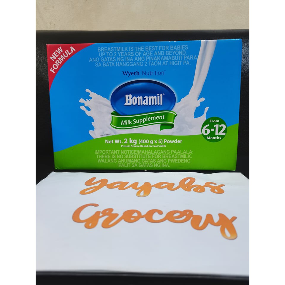 BONAMIL MILK SUPPLEMENT 2KG WYETH NUTRITION ORIGINAL presyo ₱1,098