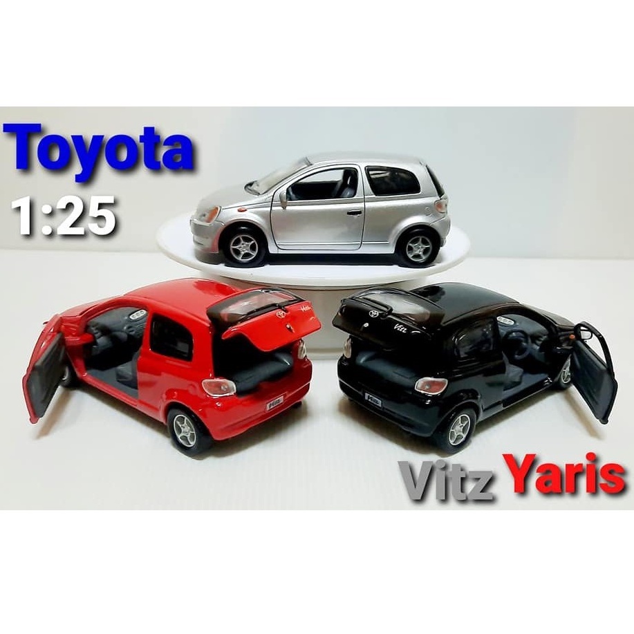 Toyota Vitz (Jaris) Toyota Vitz Scale 1:25 Length 5.5 Inch Diecast ...