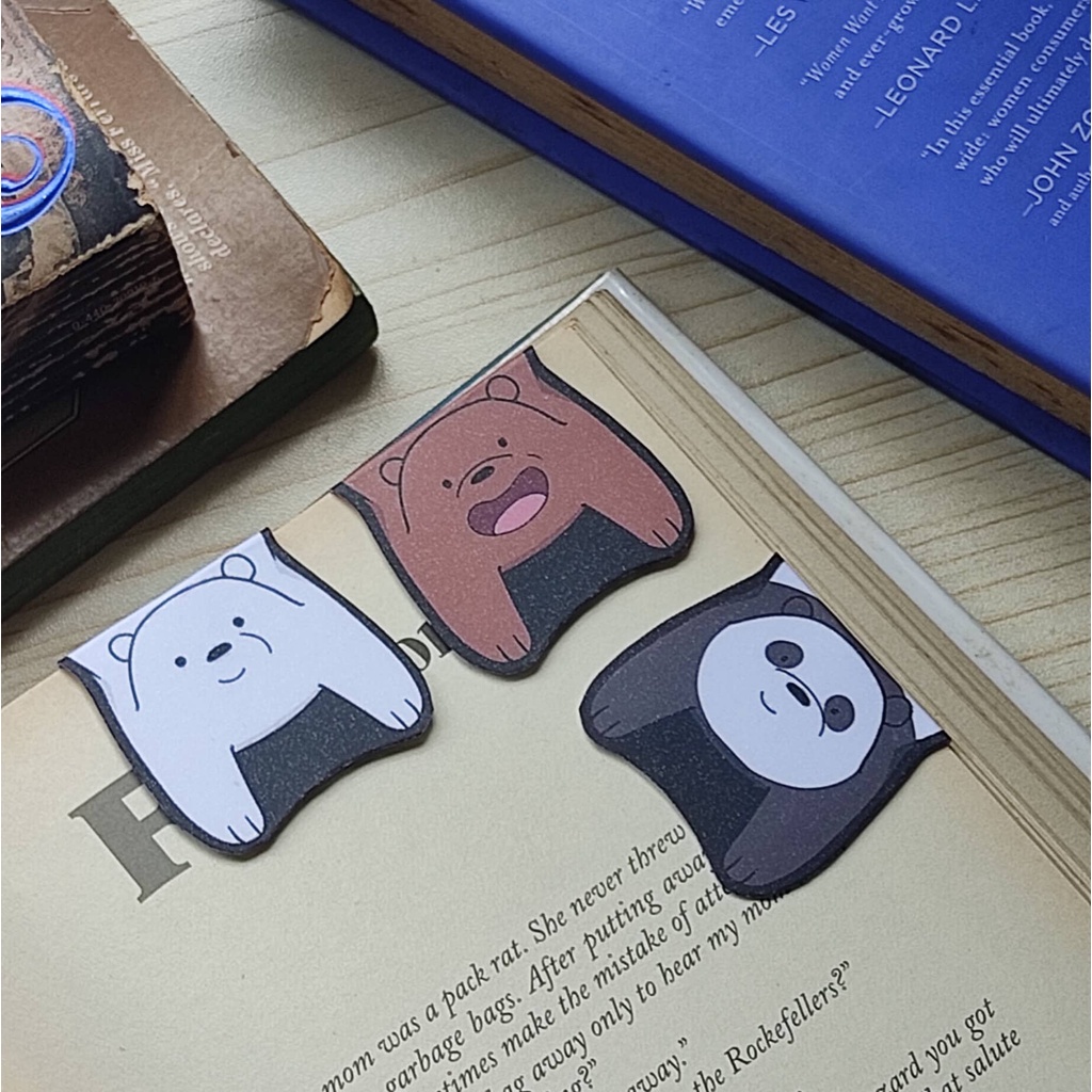 We Bare Bears Magnetic Bookmark | Shopee Philippines