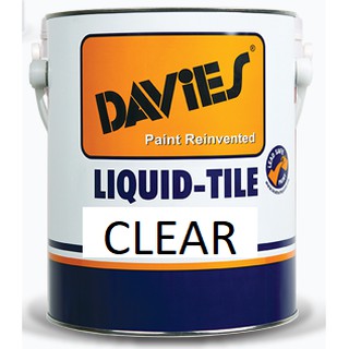 Davies Liquid Tile DV5550 Topcoat Clear 4L -Same Sa Acrytex | Shopee ...