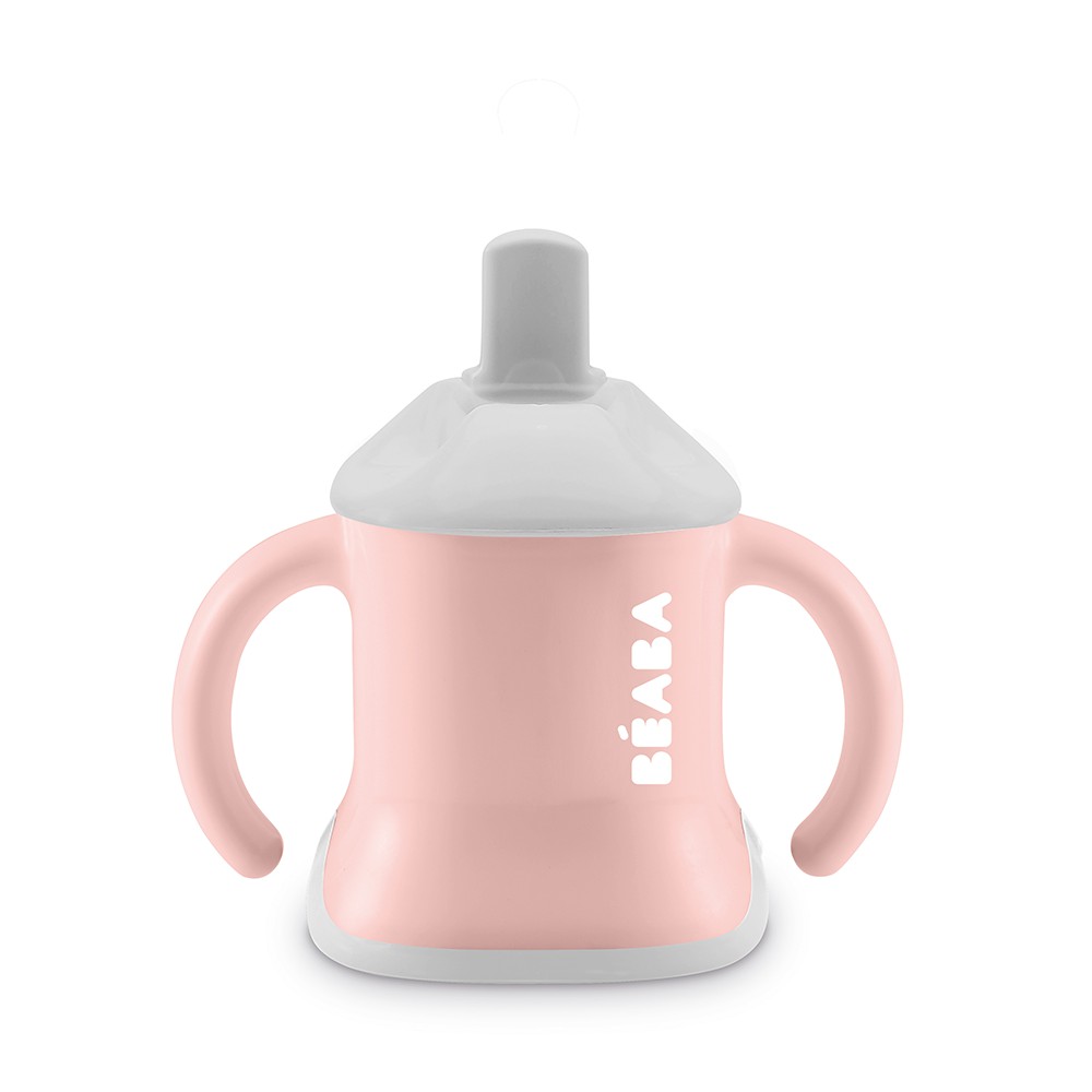 Beaba Baby 3-In-1 Evolutive Training Cup/ Sippy Cup (Old Pink) | Shopee ...