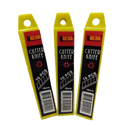 10pcs Cutter blade only Refill (Big) | Shopee Philippines