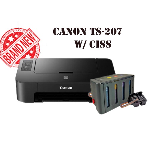 CANON TS207 WITH CISS (READY TO USE) | Shopee Philippines