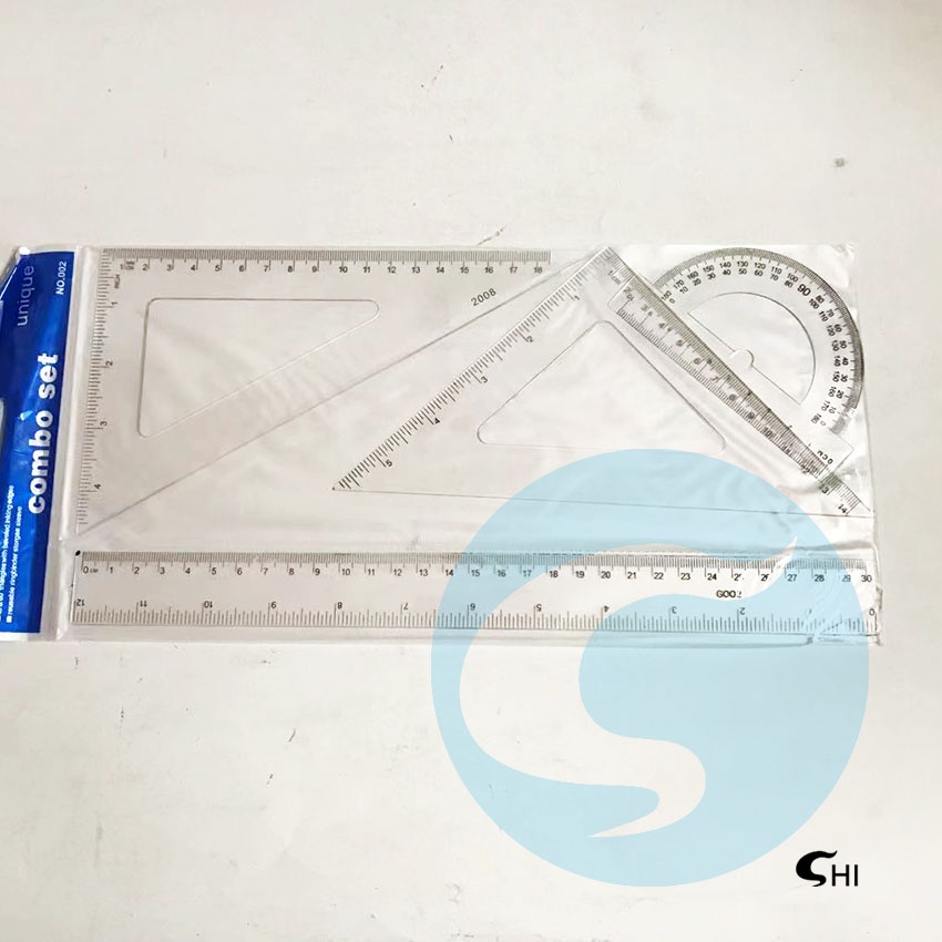 4in1 Ruler Set School Supplies 30cm | Shopee Philippines