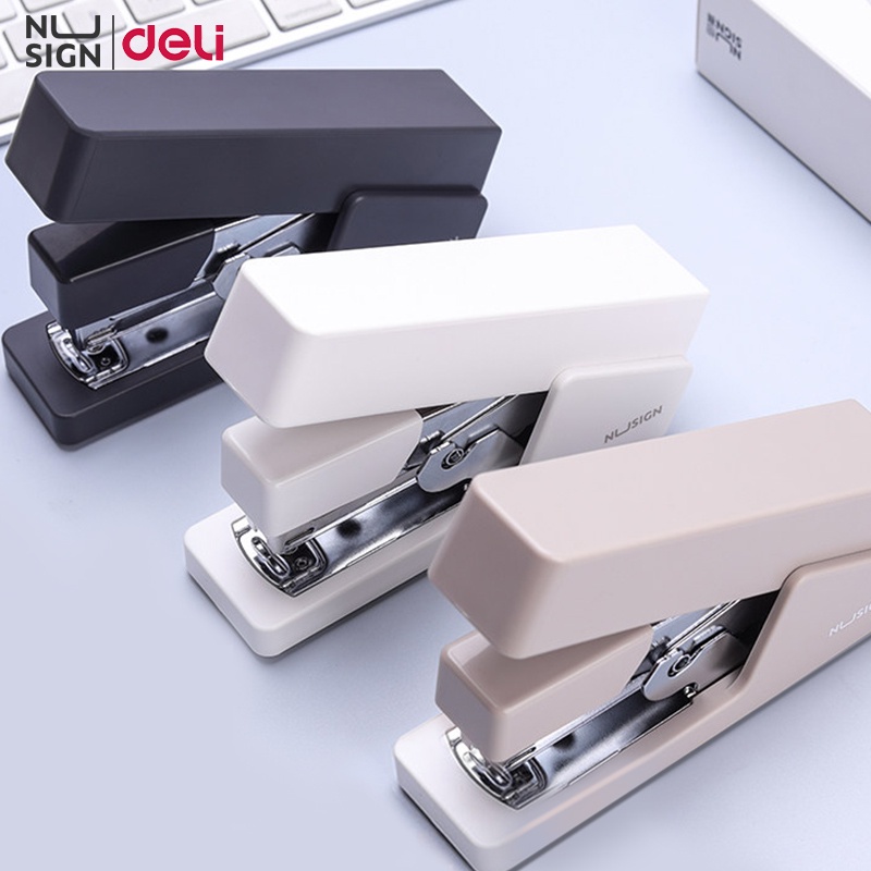 Nusign by Deli Portable Stapler Metal Pull Bar Office School Supplies ...