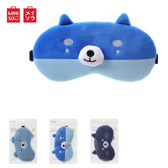 Miniso Eye Mask/Cute Eye Mask/Simple Style Stripe Eye Mask-Eye Patch ...