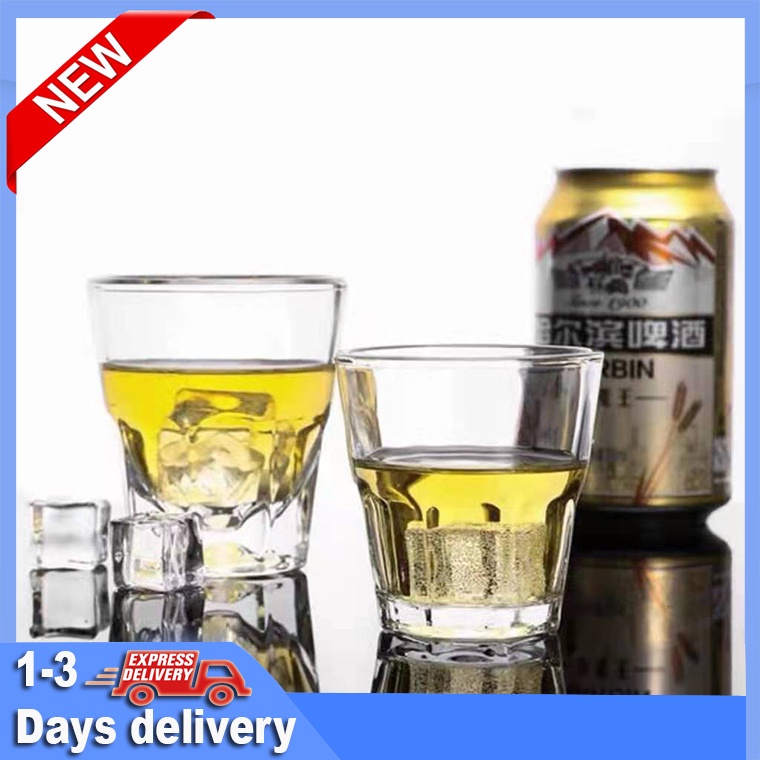 Shot Glass Transparent Mini Shot Glass Thick, Cute and Elegant 40ml ...