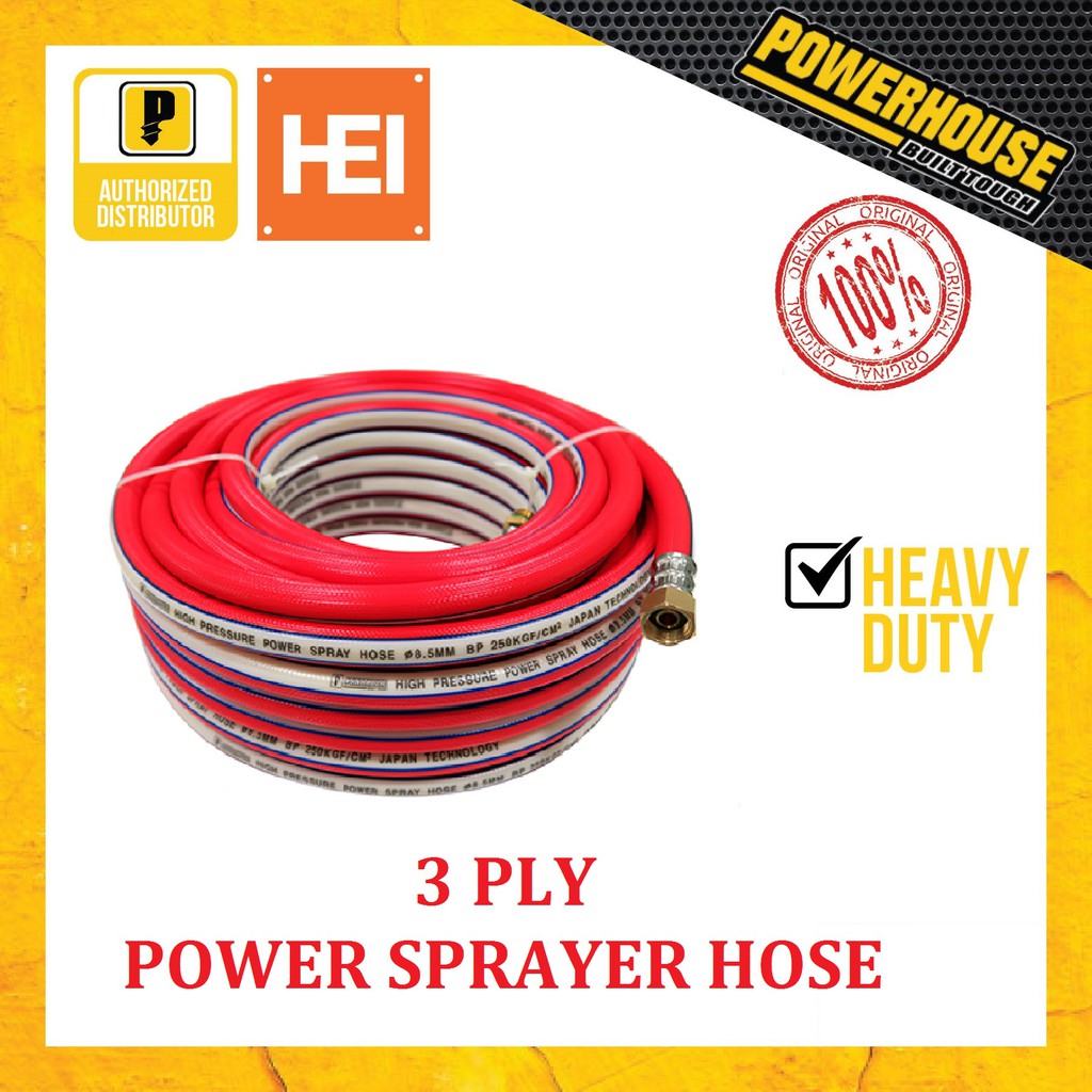POWERHOUSE 3-Ply Power Sprayer Hose (For Pressure Washer) | Shopee ...