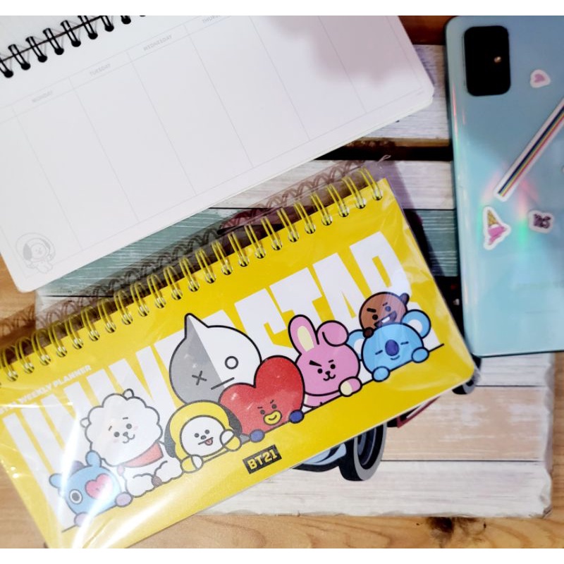 [ONHAND] OFFICIAL BT21 Universtar Weekly Planner | Shopee Philippines
