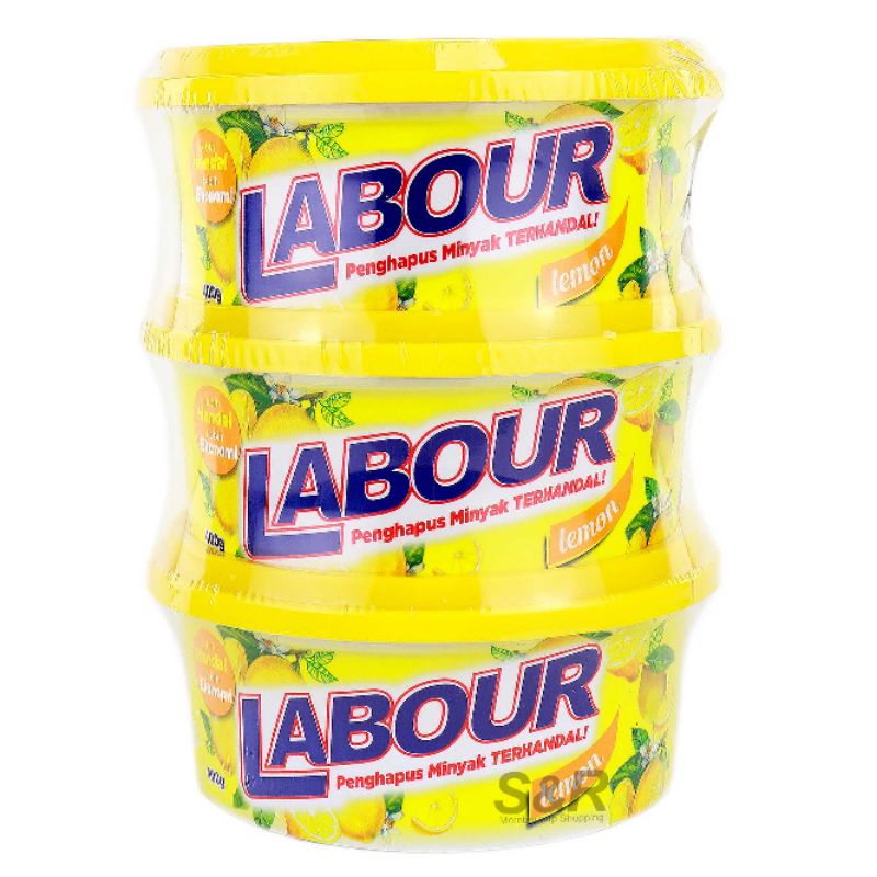 Labour Lemon Dishwashing Liquid Paste 3pcs | Shopee Philippines