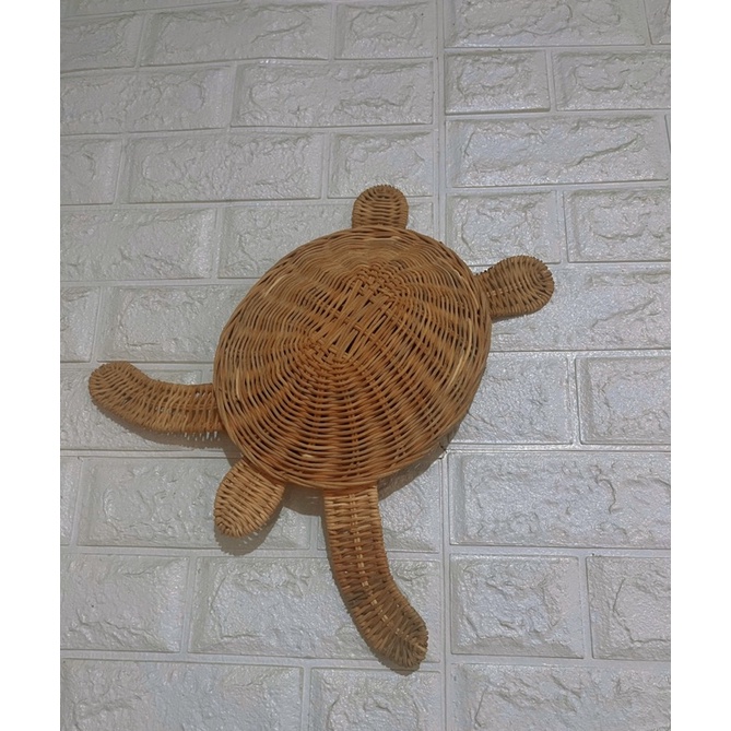 Rattan Turtle| Wall Accent | Wall Decor | Ocean Inspired | Summer Decor ...