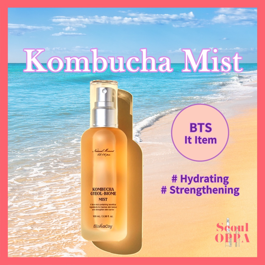 [Elishacoy] Kombucha Gyeol-Biome Mist 100ml BTS Facial Moisturizer ...