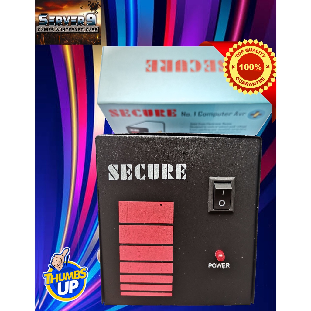 SECURE AVR (Auto Voltage Regulator) | Shopee Philippines