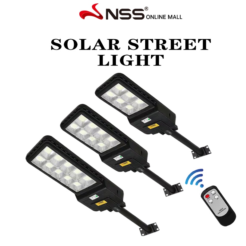 NSS Solar Lights Outdoor Solar Panel Street Light 500W Remote Ip65 ...