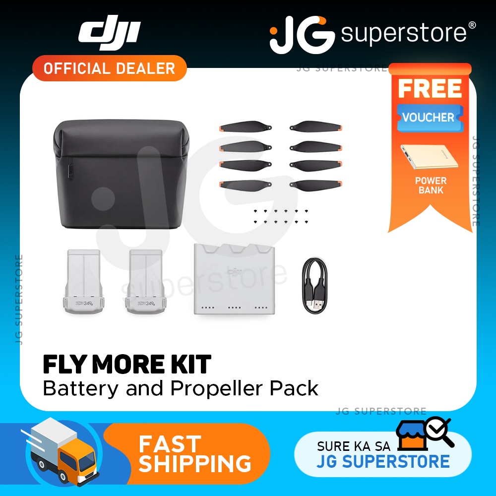 DJI Mavic Mini 3 Pro Fly More Kit w/ 34 Min Batteries & Propellers ...