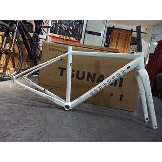 Tsunami Seaboard GR02 Gravel Frame Set (White) | Shopee Philippines