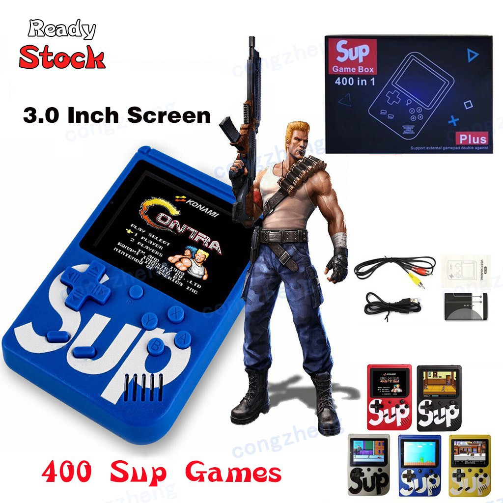 Sup built-in 400 games 3.0 inch retro classic fc mini gameboy handheld ...