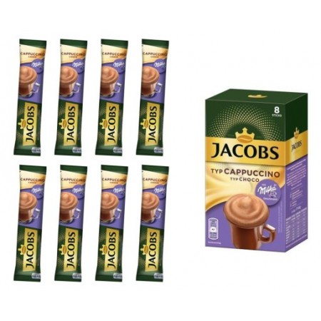 JACOBS Cappucino with Milka Chocolate Powder - PER STICKS - Made in ...