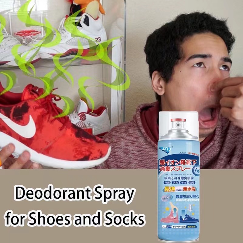 Janpan Shoe Deodorant Spray and Socks Deodorizing Spray Shoe ...