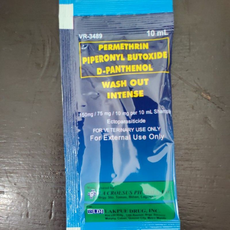 Washout Intense 10ML/ 2 Sachets / Anti tick and flea | Shopee Philippines