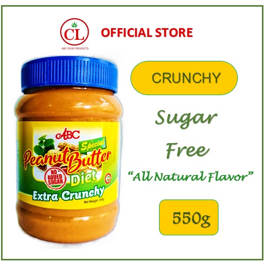 ABC Special Peanut Butter "Diet" Extra-Crunchy Spread|100%Sugar-Free ...